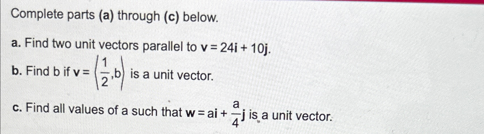 Solved Complete parts (a) ﻿through (c) ﻿below.a. ﻿Find two | Chegg.com