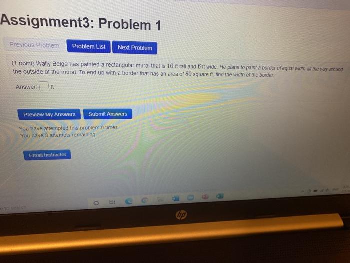 Solved Assignment3 Problem 1 Previous Problem Problem List 