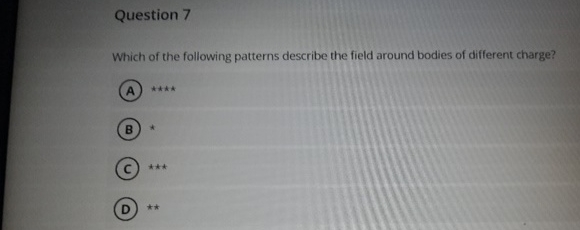 Solved Question 7Which of the following patterns describe | Chegg.com