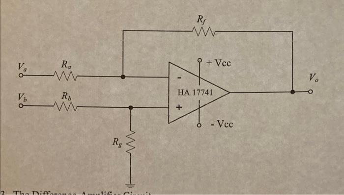 Solved 4.3. Difference-Amplifier Circuit For the | Chegg.com