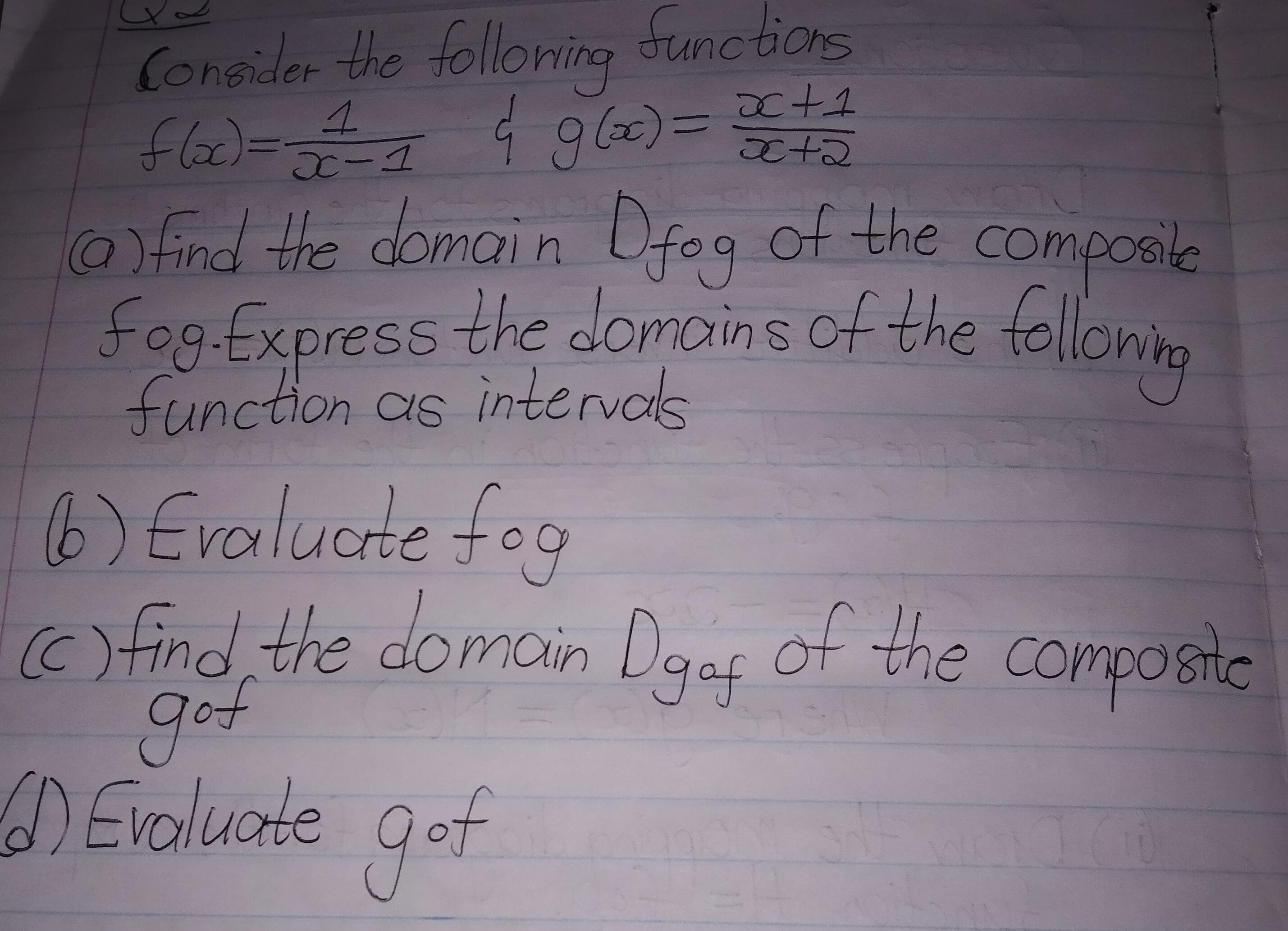 Solved Consider the folloning functionsf(x)=1x-1, ??& | Chegg.com