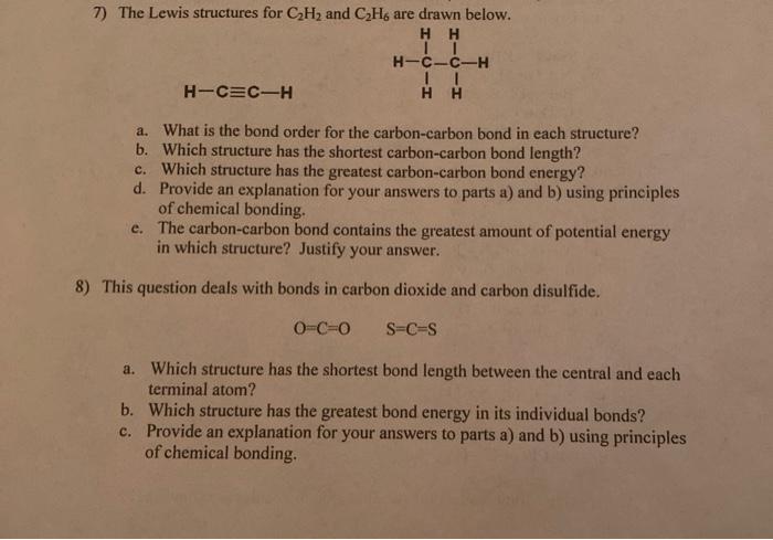 Solved 7) The Lewis structures for CH2 and CH are drawn | Chegg.com