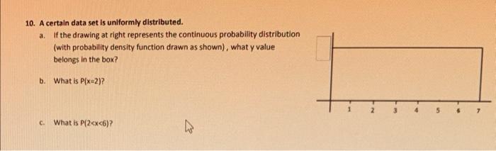Solved 10. A certain data set is uniformly distributed. a. | Chegg.com