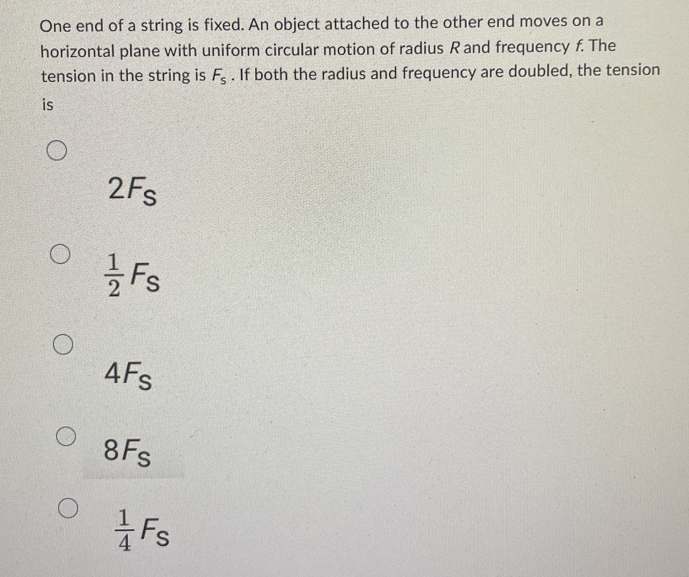 Solved One end of a string is fixed. An object attached to | Chegg.com Solved One end of a string is fixed. An object attached to | Chegg.com