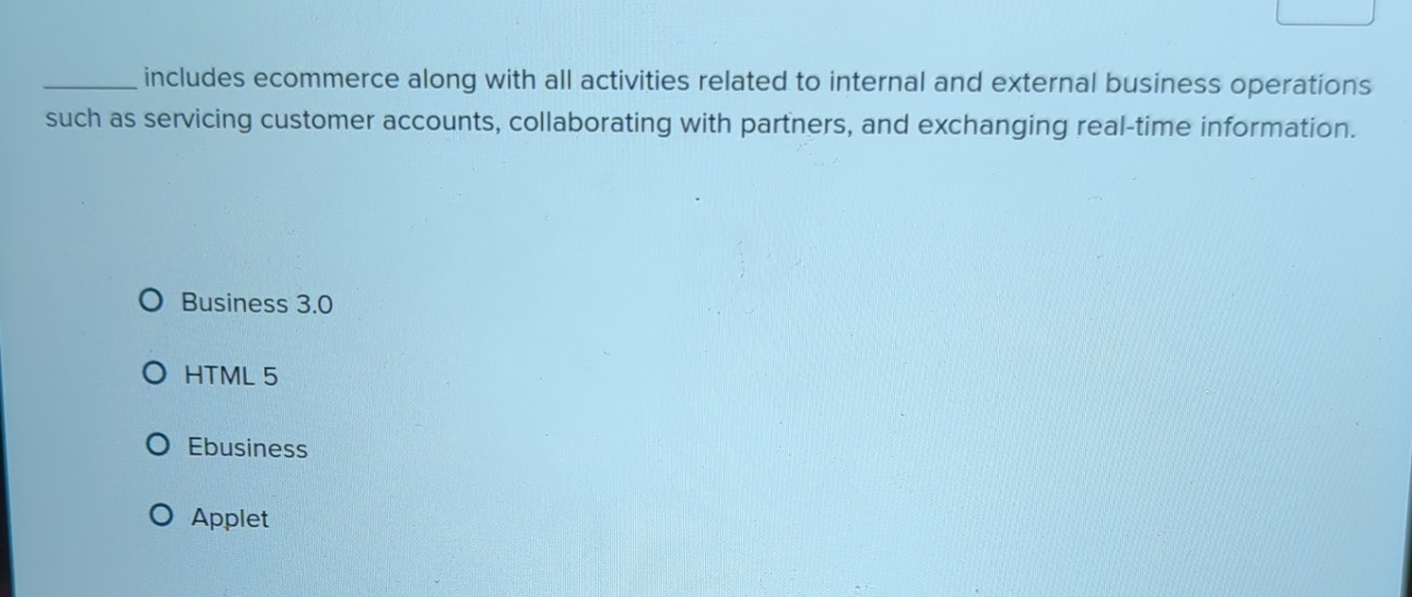 Solved includes ecommerce along with all activities related | Chegg.com