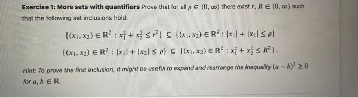 Solved it may be useful to first draw the sets out | Chegg.com