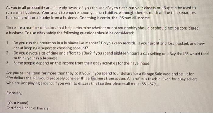 Solved 2. Revise the letter shown below to correct the | Chegg.com