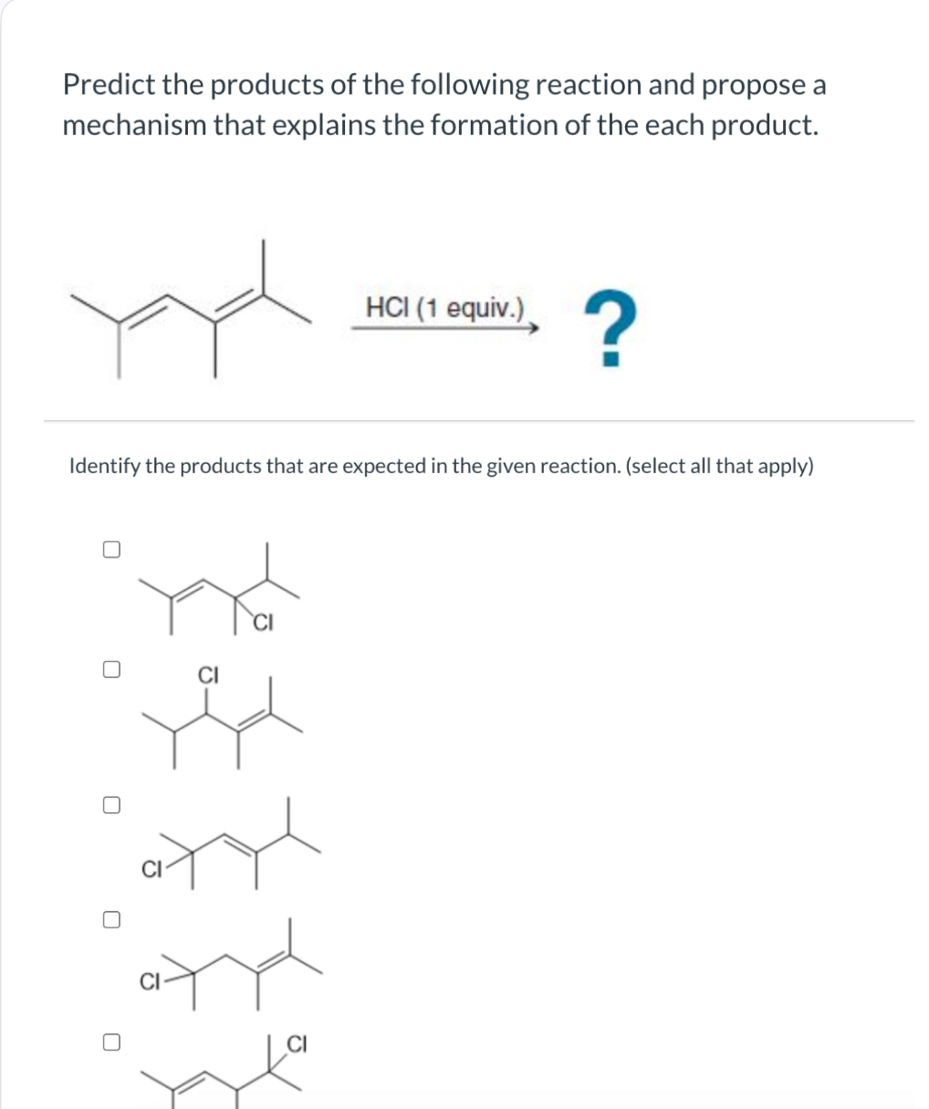 Solved Predict the products of the following reaction and | Chegg.com
