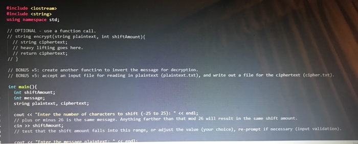 Solved #include #include using namespace std; // OPTIONAL | Chegg.com