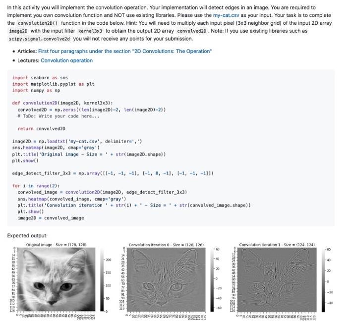 PYTHON LANGUAGE my-cat.csv in an excel file: | Chegg.com