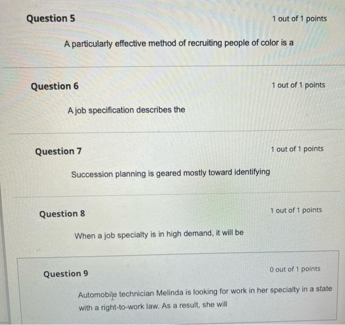 Solved 1 out of 1 points A particularly effective method of | Chegg.com