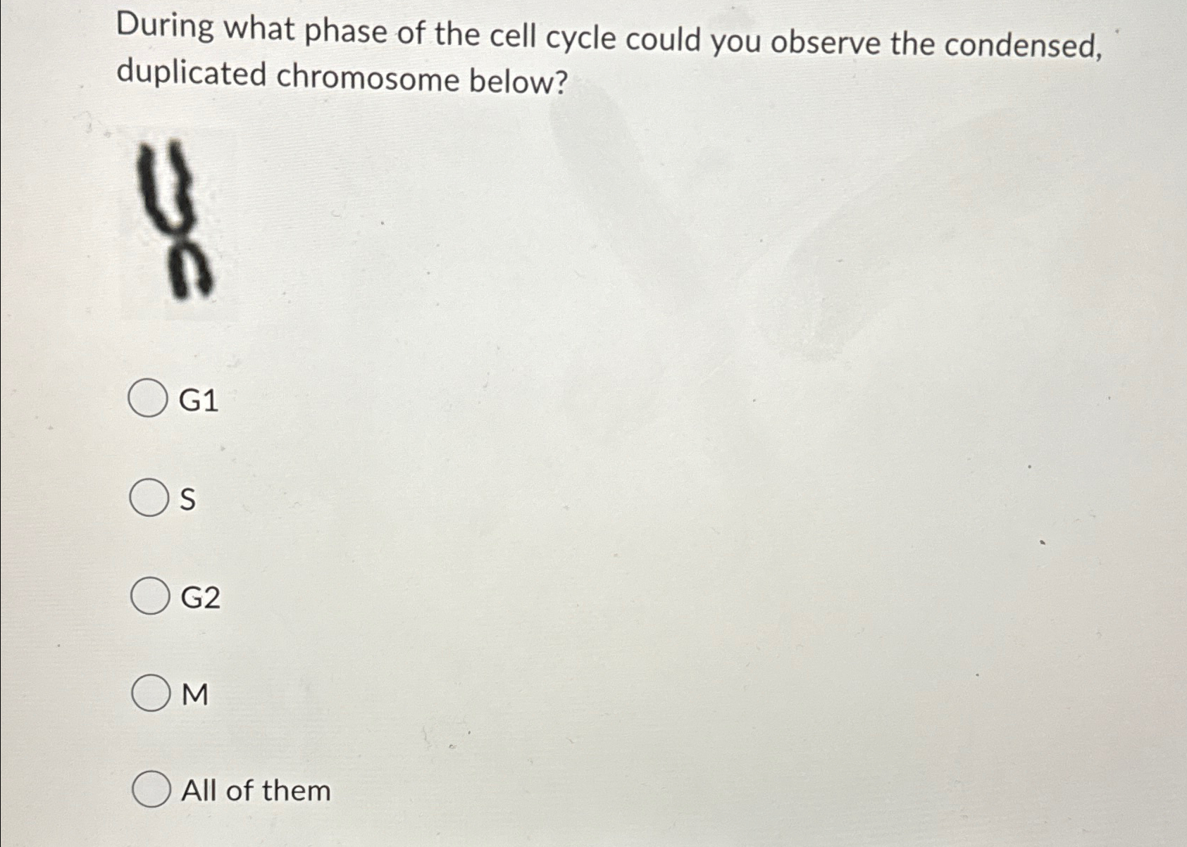 Solved During what phase of the cell cycle could you observe | Chegg.com