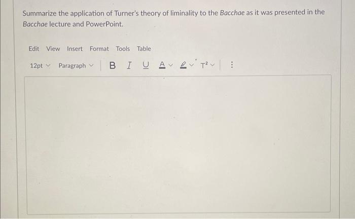 Summarize the application of van Gennep's analysis of | Chegg.com