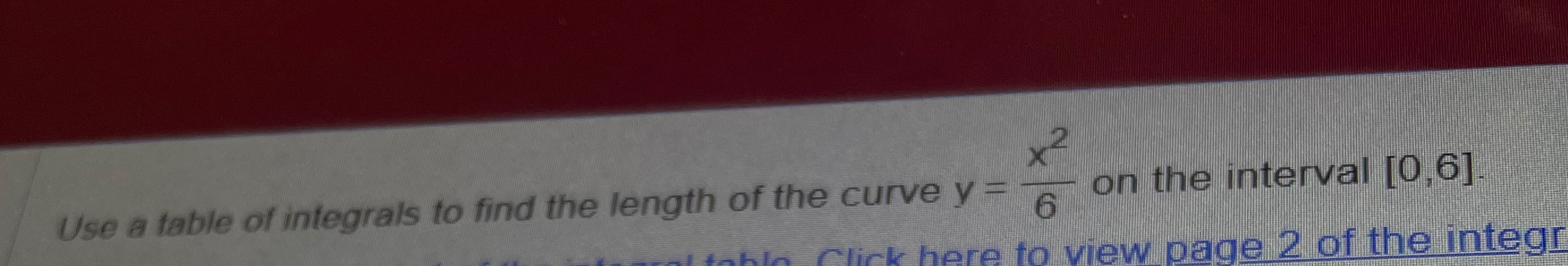 Solved Use a table of integrals to find the length of the | Chegg.com