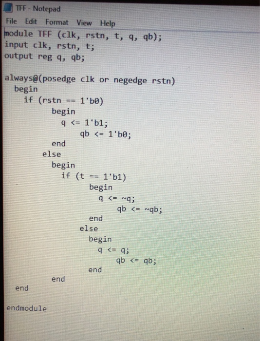 Solved 4. Coding Problem. Consider a counter with a control | Chegg.com