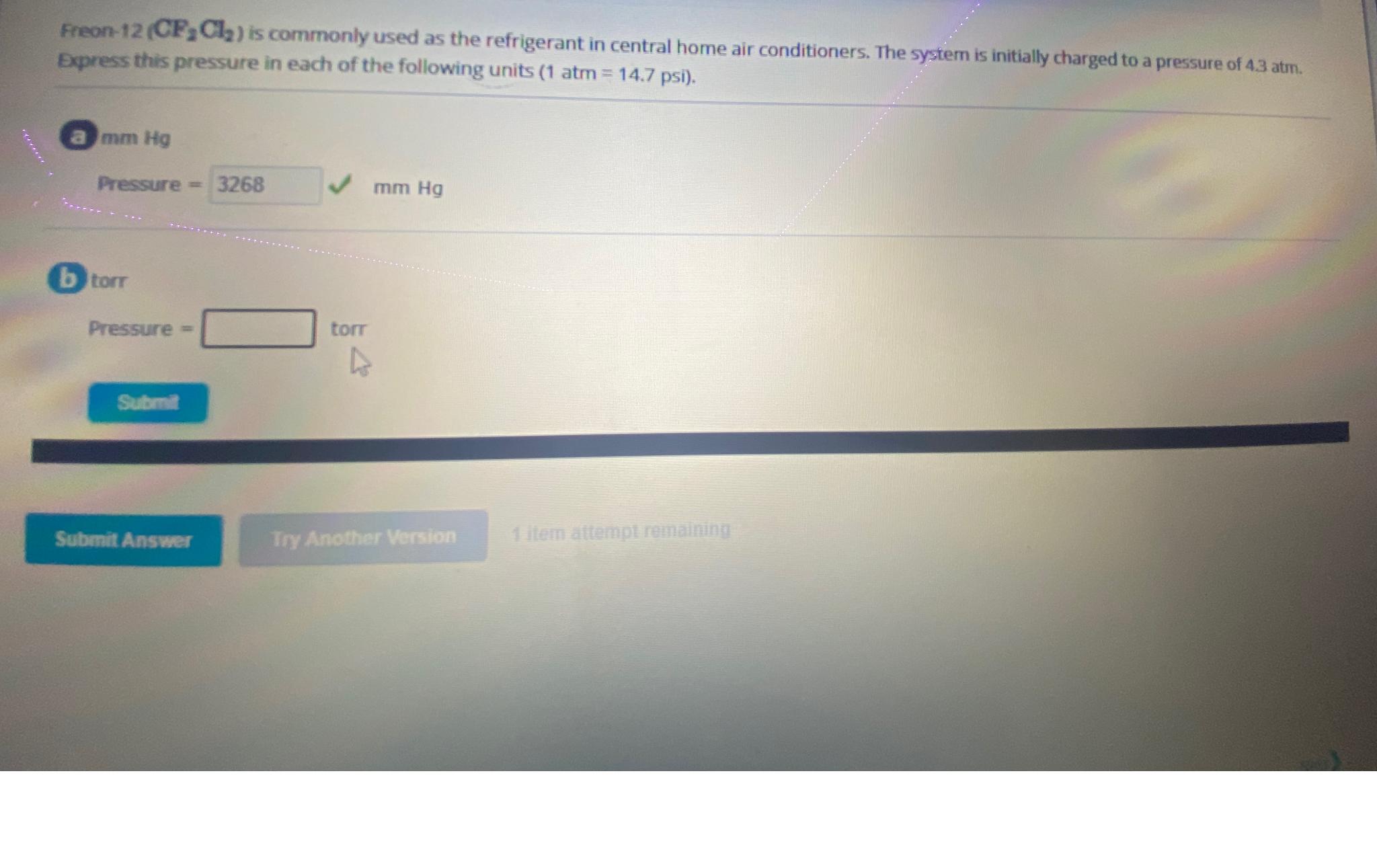 Solved Freon-12 (CF2Cl2) ﻿is commonly used as the | Chegg.com