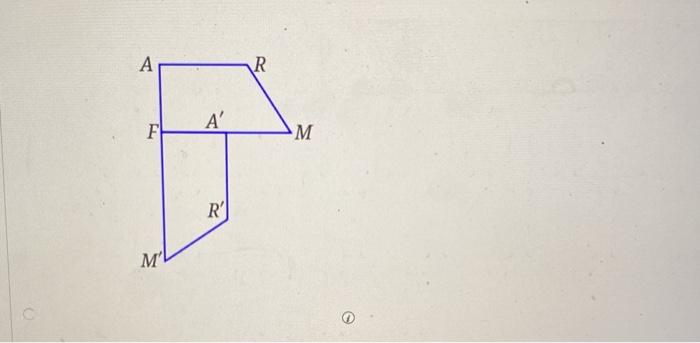 Solved Determine the rotation image of trapezoid FARM if the | Chegg.com