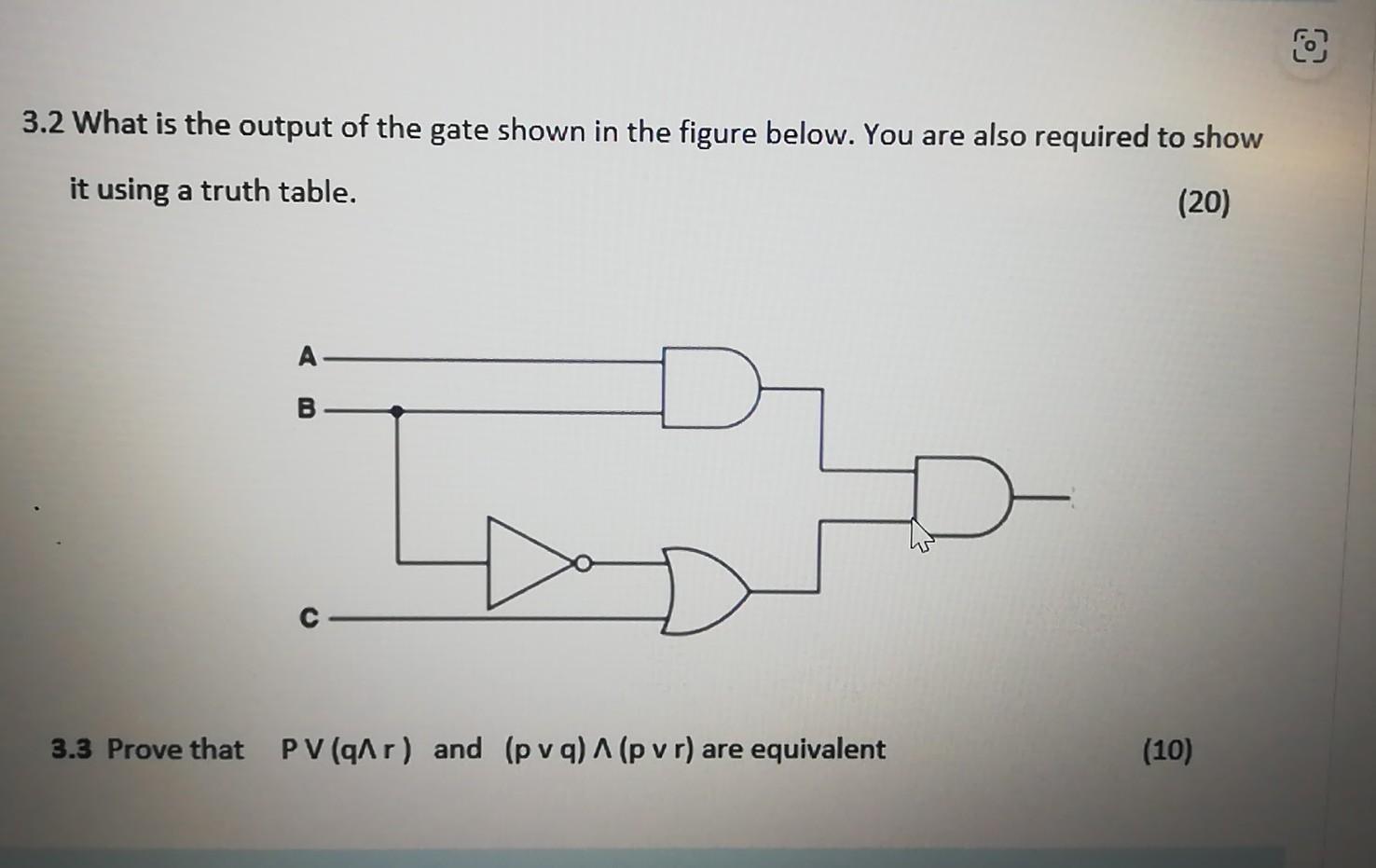 Solved Note: To construct truth table and compound | Chegg.com