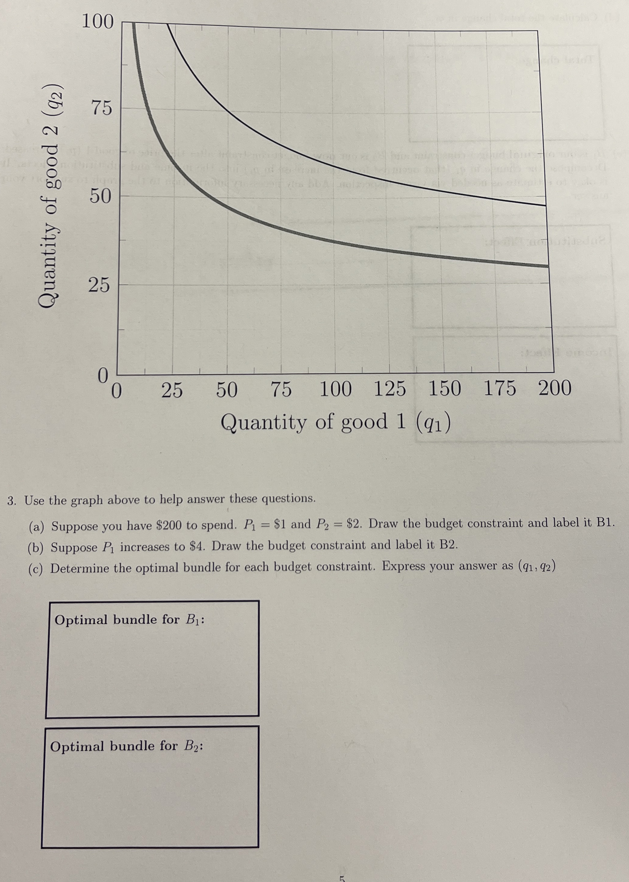 Solved Use the graph above to help answer these | Chegg.com