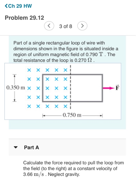 Solved Part of a single rectangular loop of wire with | Chegg.com