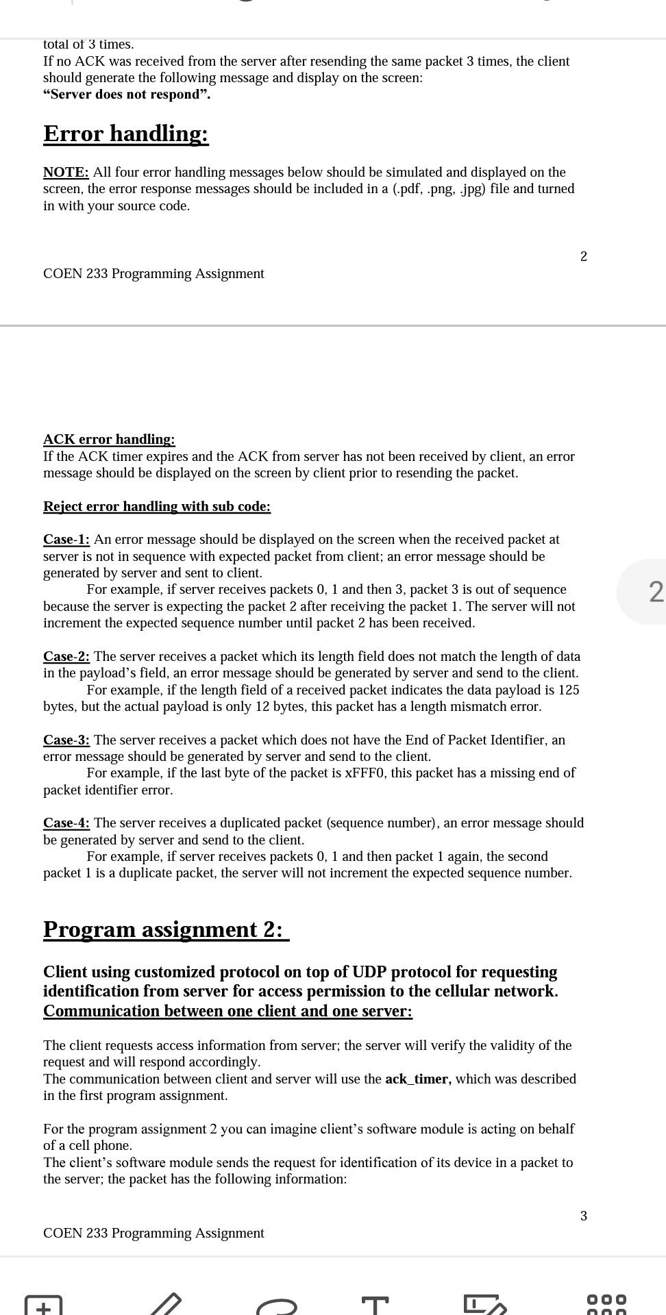 Solved total of 3 times. If no ACK was received from the | Chegg.com