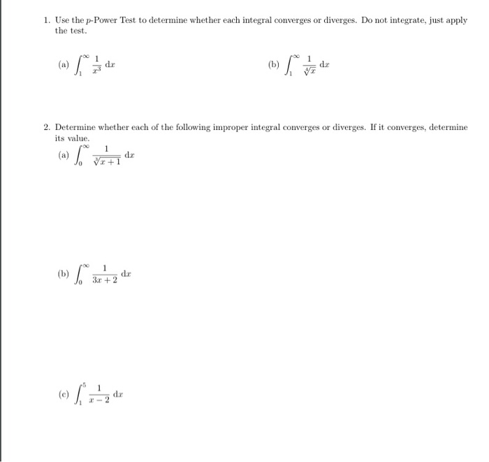 Solved 1. Use the p-Power Test to determine whether each | Chegg.com