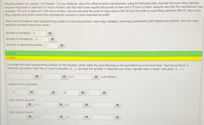 Solved Rework problem 8 in section 1 of Chapter 7 of your | Chegg.com