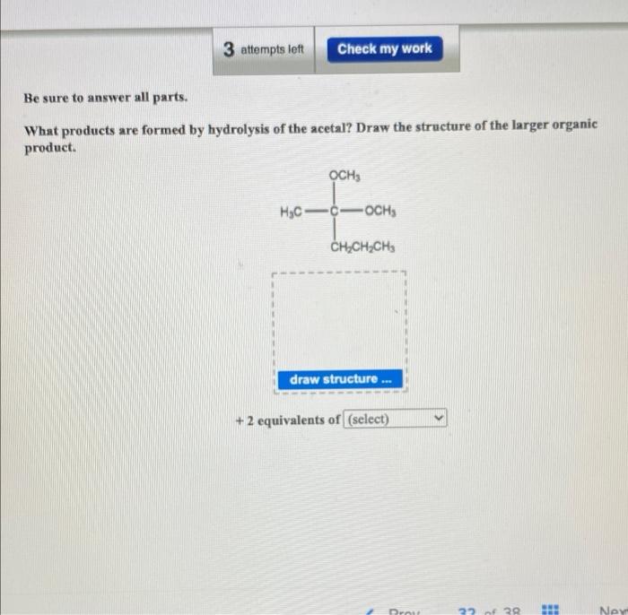 Solved 3 attempts lett Check my work Be sure to answer all | Chegg.com