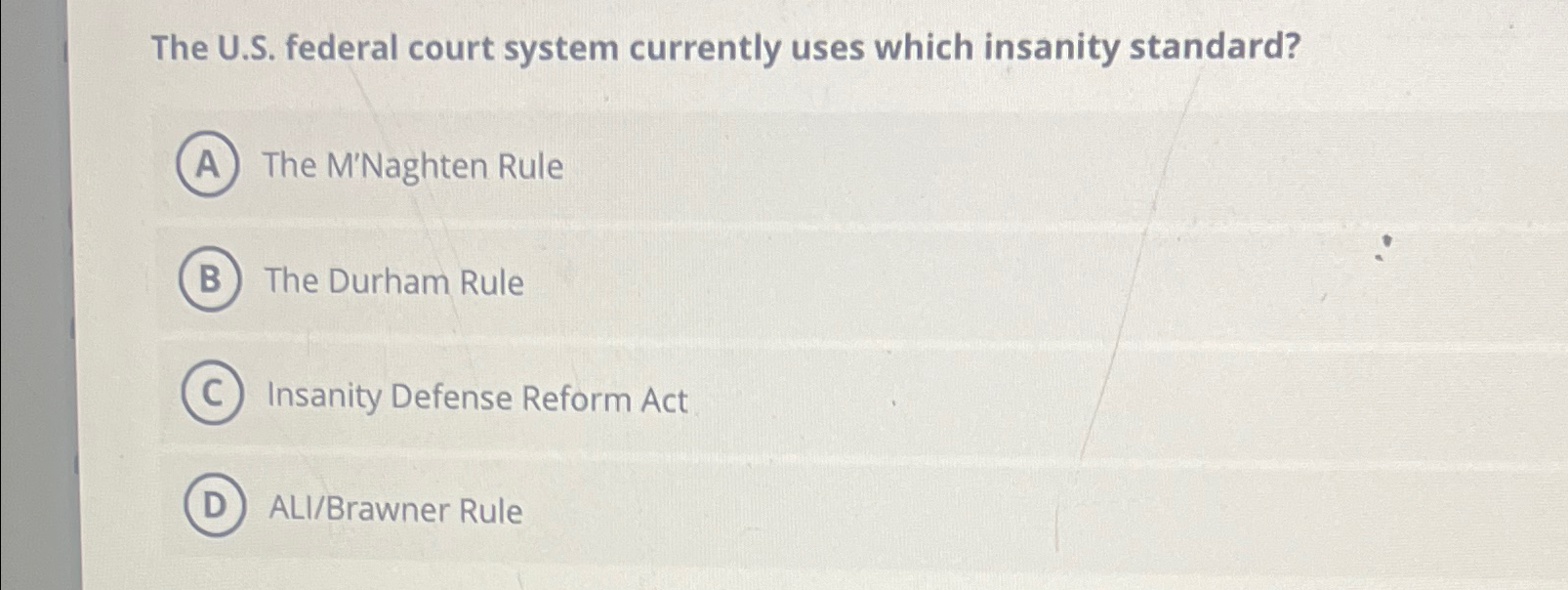 Solved The U.S. ﻿federal court system currently uses which | Chegg.com