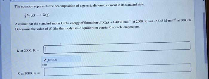 Solved The equation represents the decomposition of a | Chegg.com