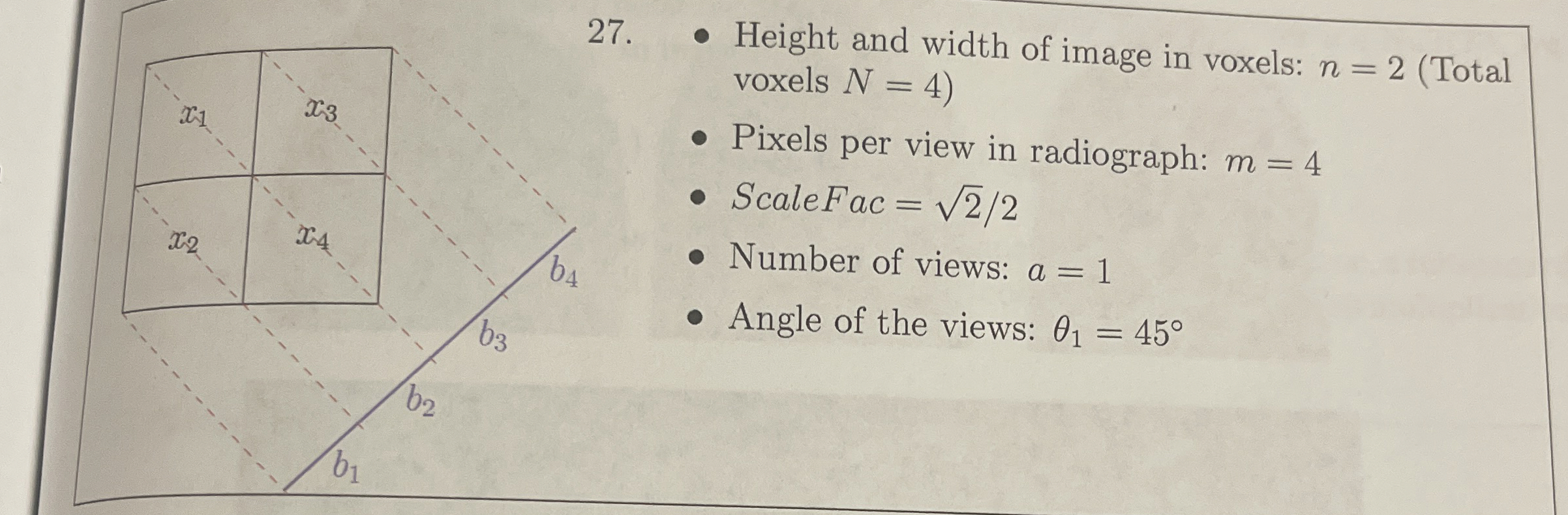 Find a basis for the range space of the radiograph | Chegg.com