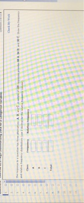 Solved 1. 2. 3. 5. 6. 7. 8. 9. 10. 11. 2 12. 13. O O O O O | Chegg.com