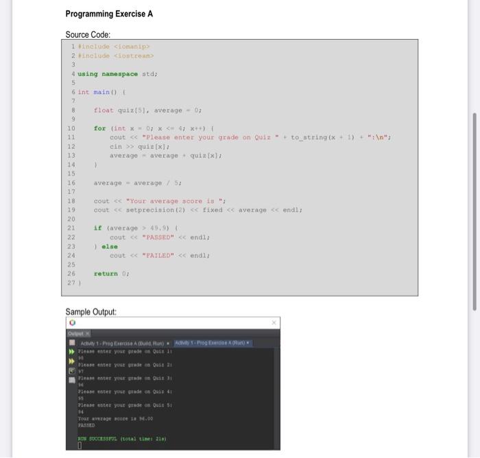 Solved Make an observation about the "Basic C++ Program" | Chegg.com