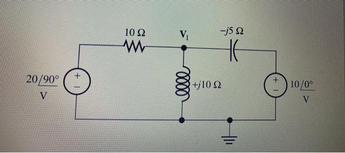 Solved 2. A sinusoidal circuit is shown in the figure. | Chegg.com