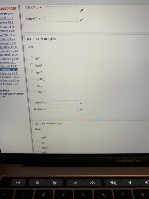 Solved S Hele 1 System Announcements of College Chemistry, | Chegg.com