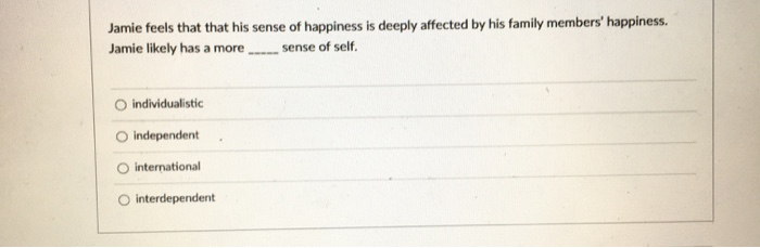 Solved Sadie is high in self-complexity, this means she: | Chegg.com