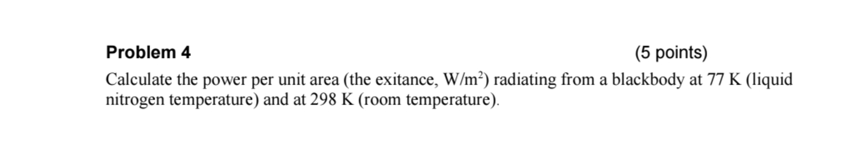Solved Problem 4 (5 ﻿points) ﻿Calculate the power per unit | Chegg.com
