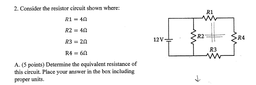 Solved Consider the resistor circuit shown | Chegg.com