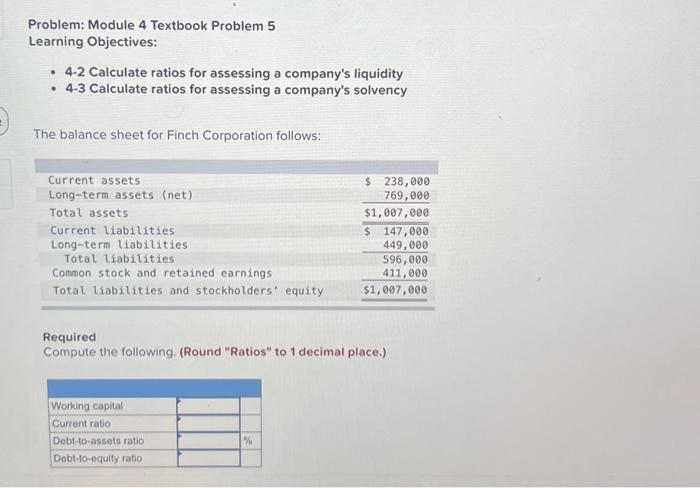 Solved Problem: Module 4 Textbook Problem 5 Learning | Chegg.com Solved Problem: Module 4 Textbook Problem 5 Learning | Chegg.com