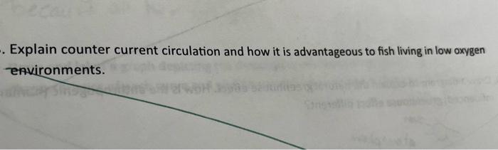 Solved Explain counter current circulation and how it is | Chegg.com