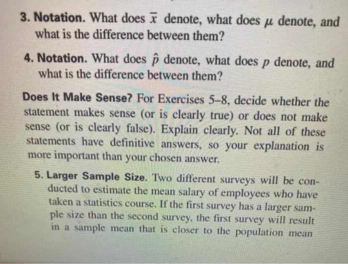 Solved 3. Notation. What does X denote, what does u denote, | Chegg.com
