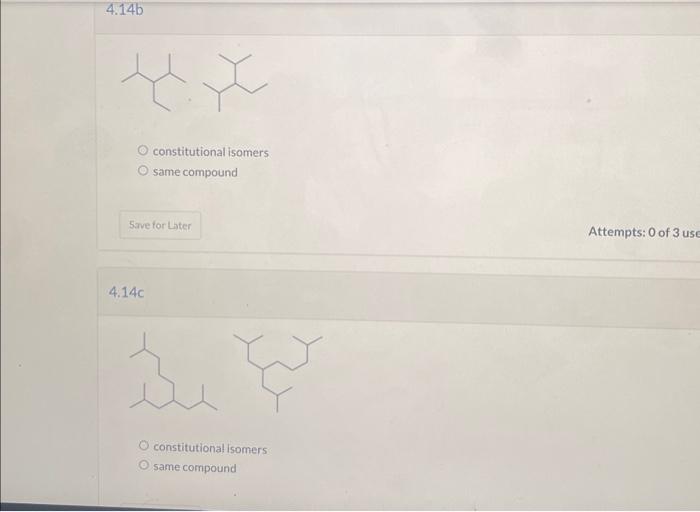 Solved For each pair of compounds, identify whether they are | Chegg.com