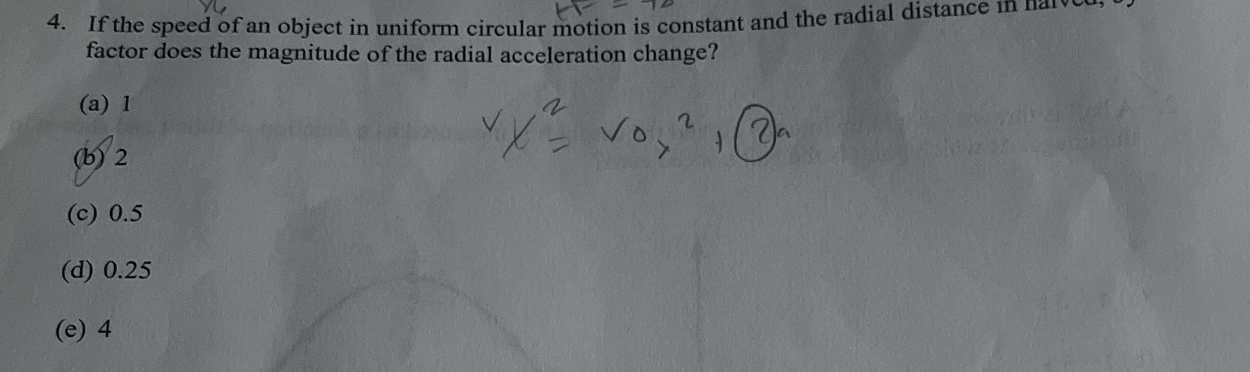 Solved If the speed of an object in uniform circular motion | Chegg.com