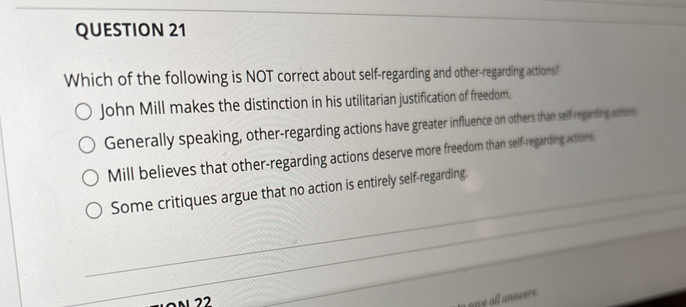 Solved QUESTION 21Which of the following is NOT correct | Chegg.com