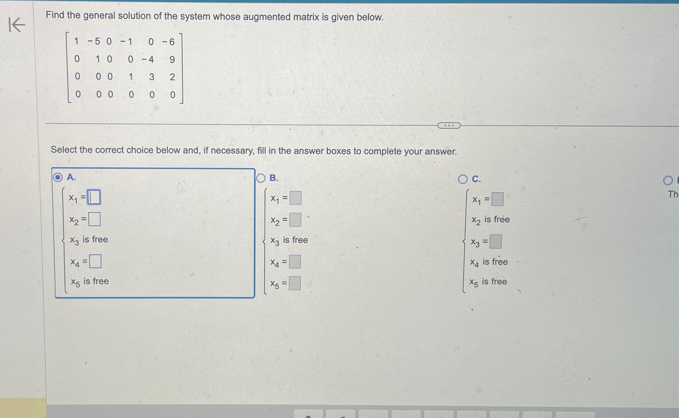 Solved Find the general solution of the system whose | Chegg.com