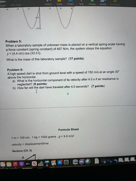 Solved 25% Zoom Add Page Insert Table Chart Text Shape Media | Chegg.com