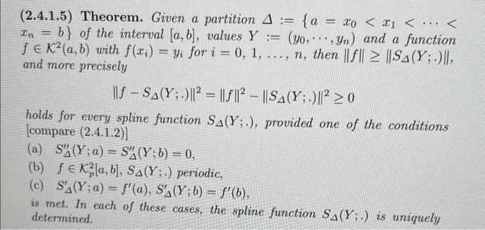 Solved 23. Show that Theorem (2.4.1.5) implies: If the set | Chegg.com