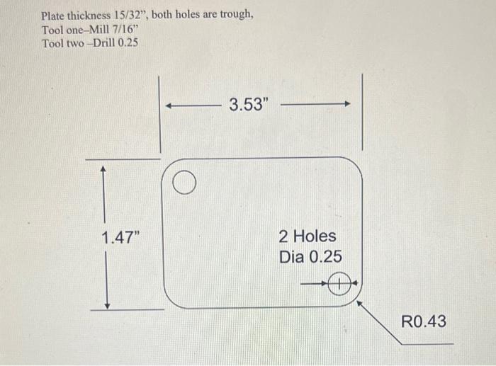 Solved Use G41 left side compensation and G73 for holes' | Chegg.com