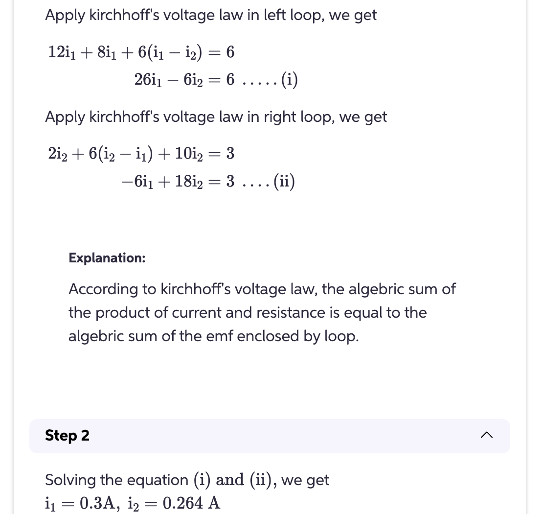 Solved How do you solve these equations to get this answer | Chegg.com