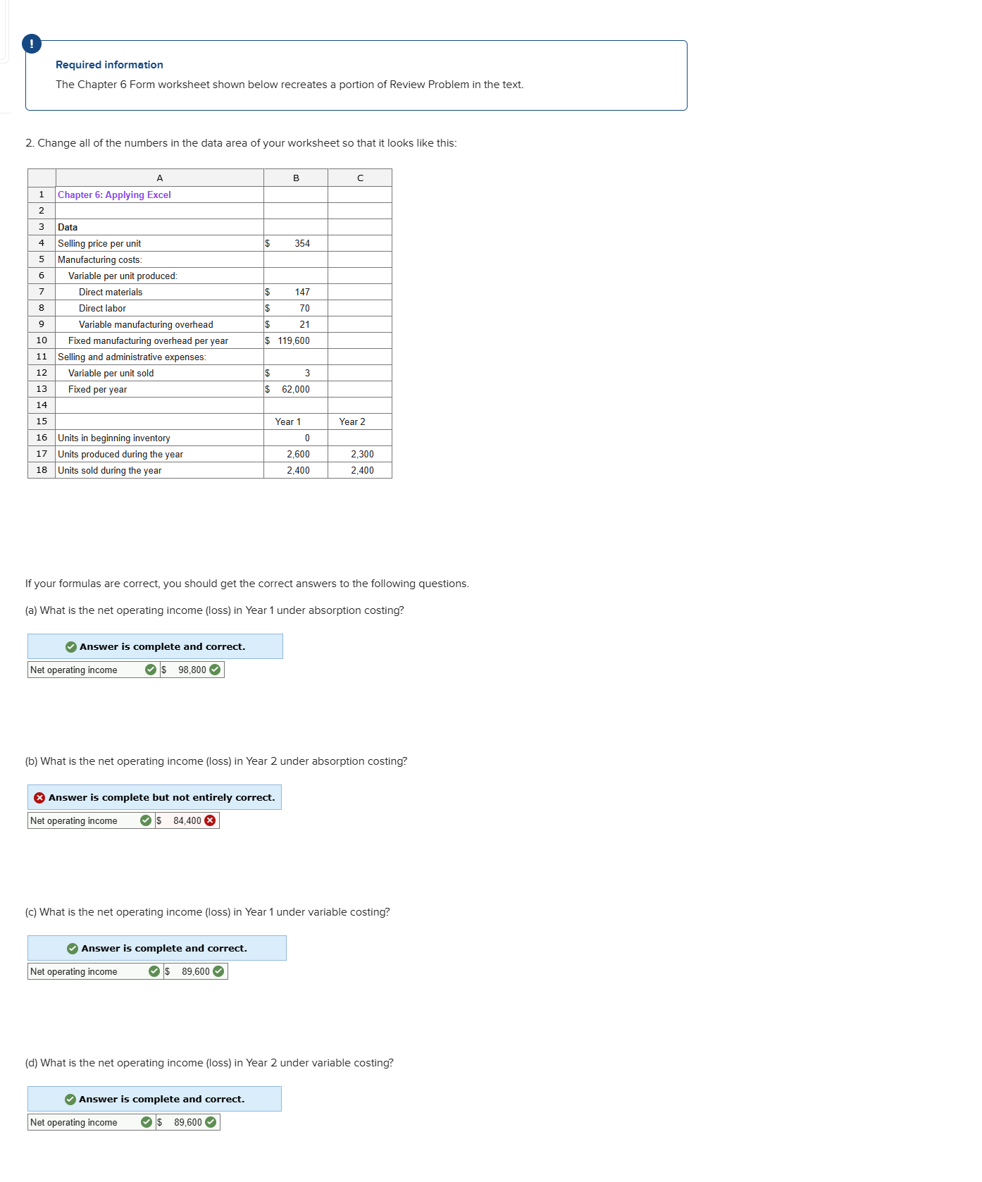 Solved Required information The Chapter 6 ﻿Form worksheet | Chegg.com